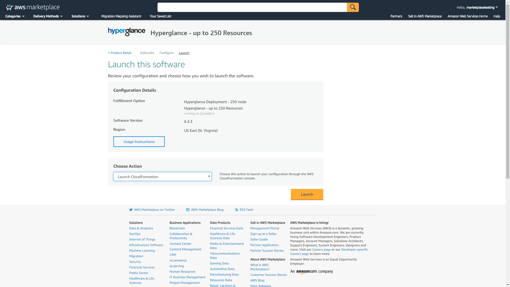 How To Set Up Hyperglance Via The Aws Marketplace